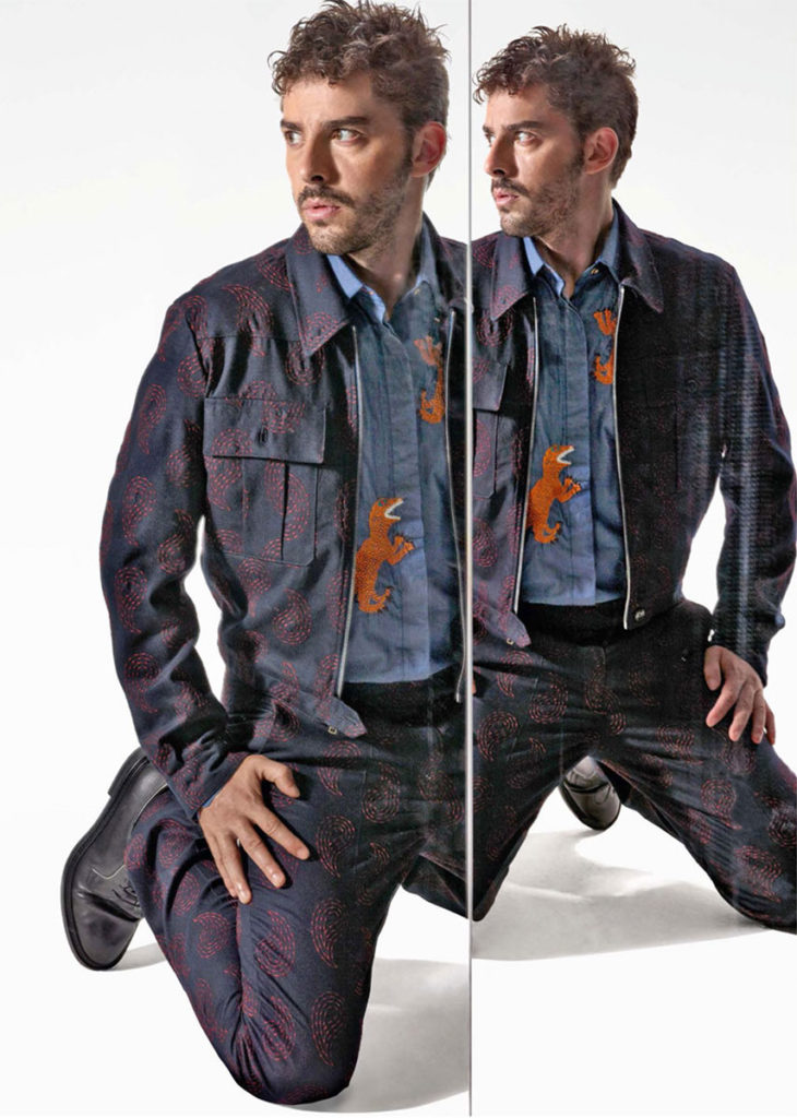 Style Fashion issue Michele Riondino make-up Roman Gasser