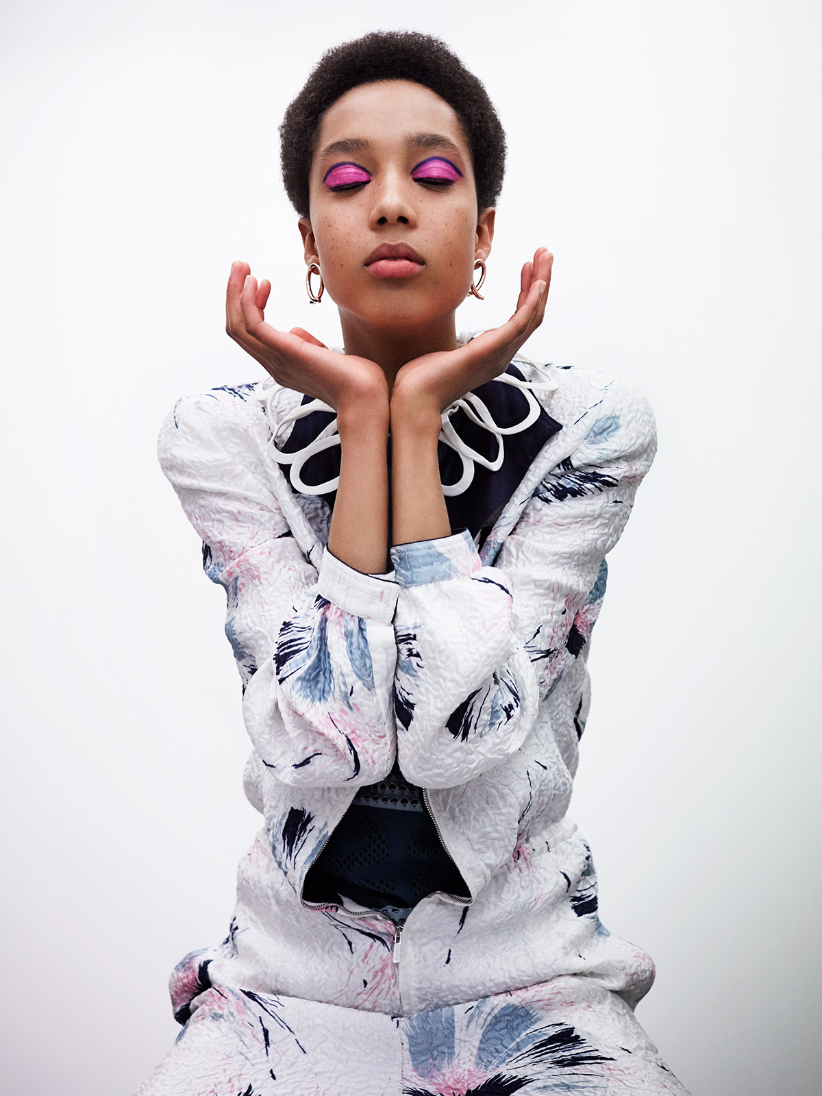 Io donna photographer Nicola De Rosa make-up Roman Gasser woman