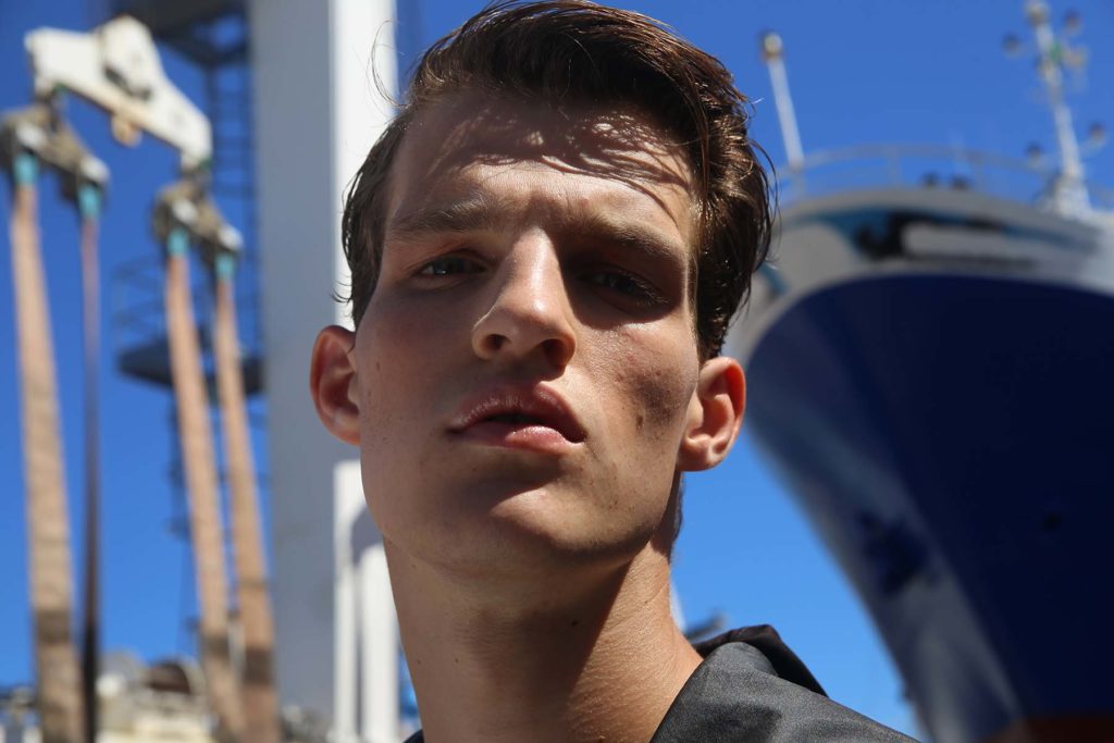 L'Officiel hommes -styling Giulio Martinelli - make-up Ricky Morandin